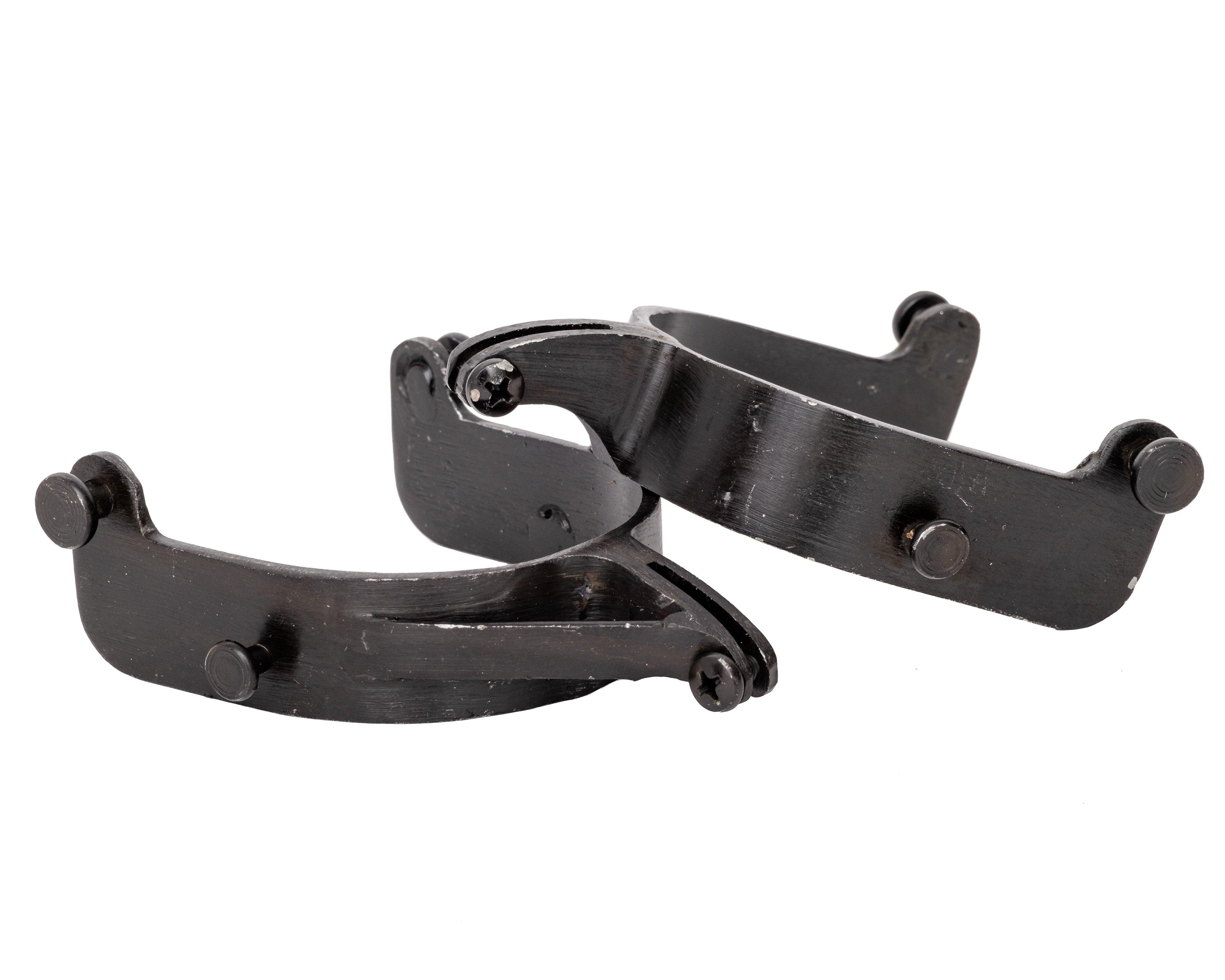 JB Saddle Bronc Spurs - 1 1/4" w/Rein Bar – Rodeo Mart