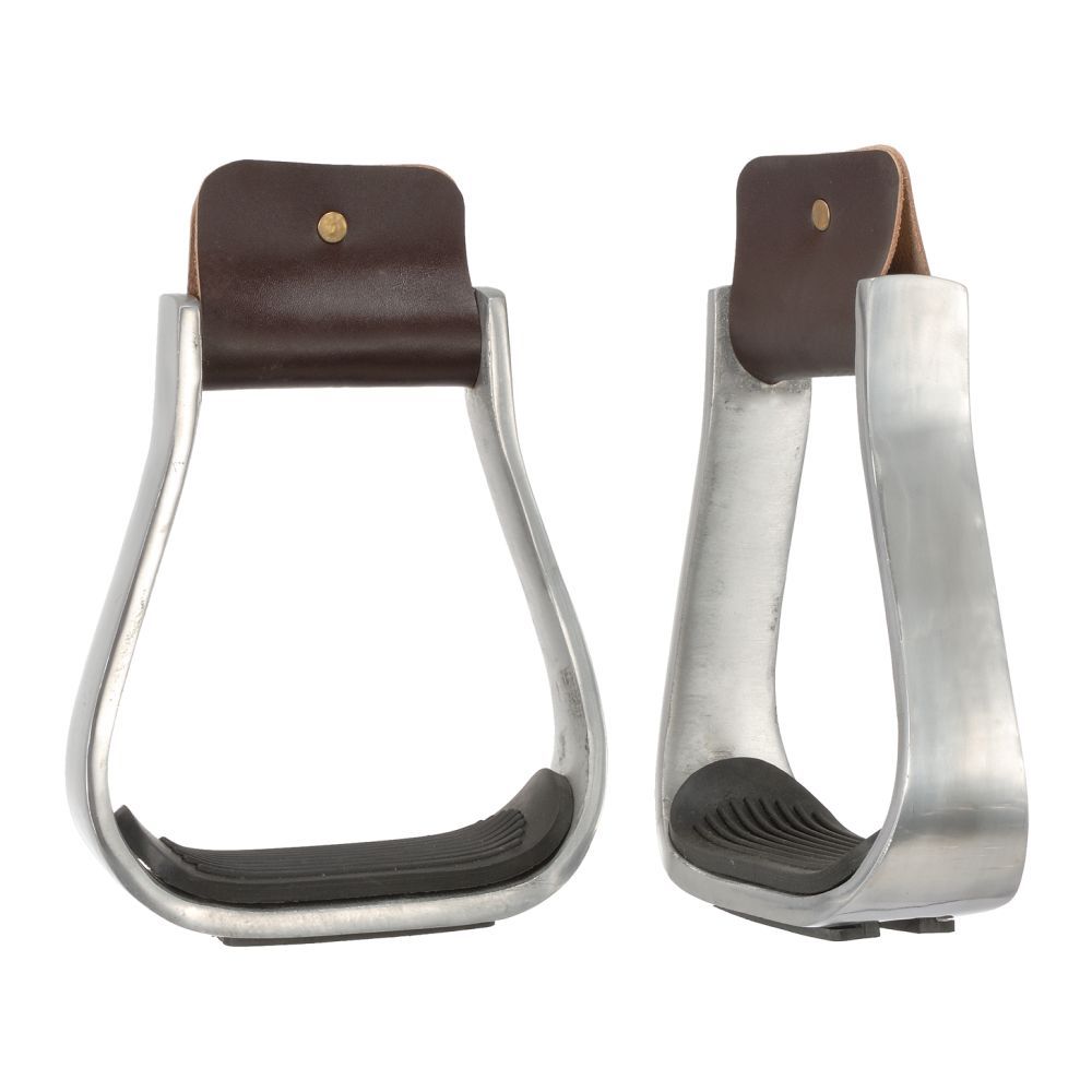 Tough1® Aluminum Stirrups with Rubber Pad – Rodeo Mart