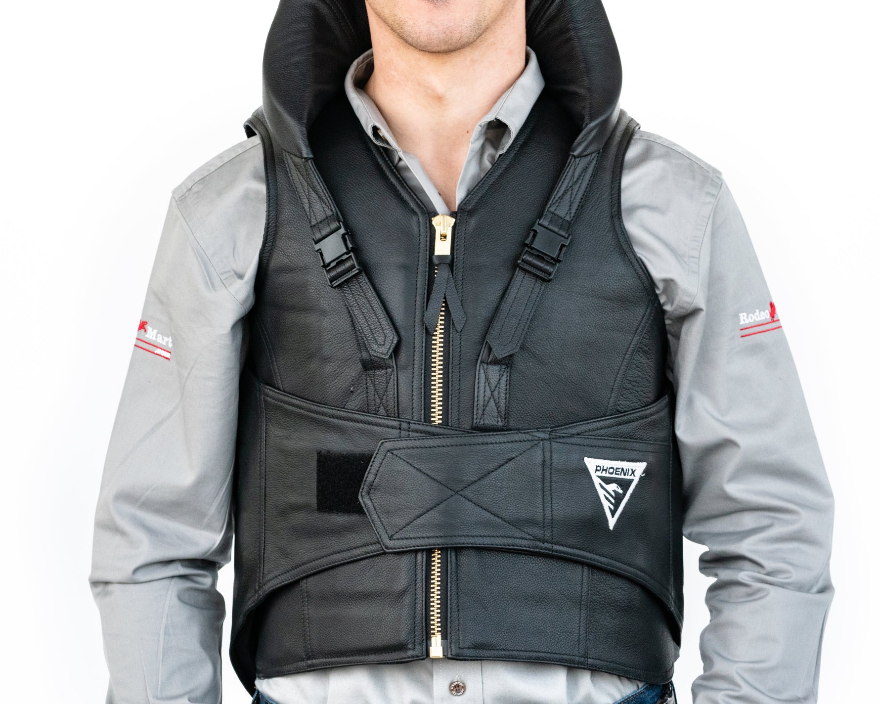 2014 Phoenix Finalist Adult Protective Vest with Neck Roll – Rodeo Mart